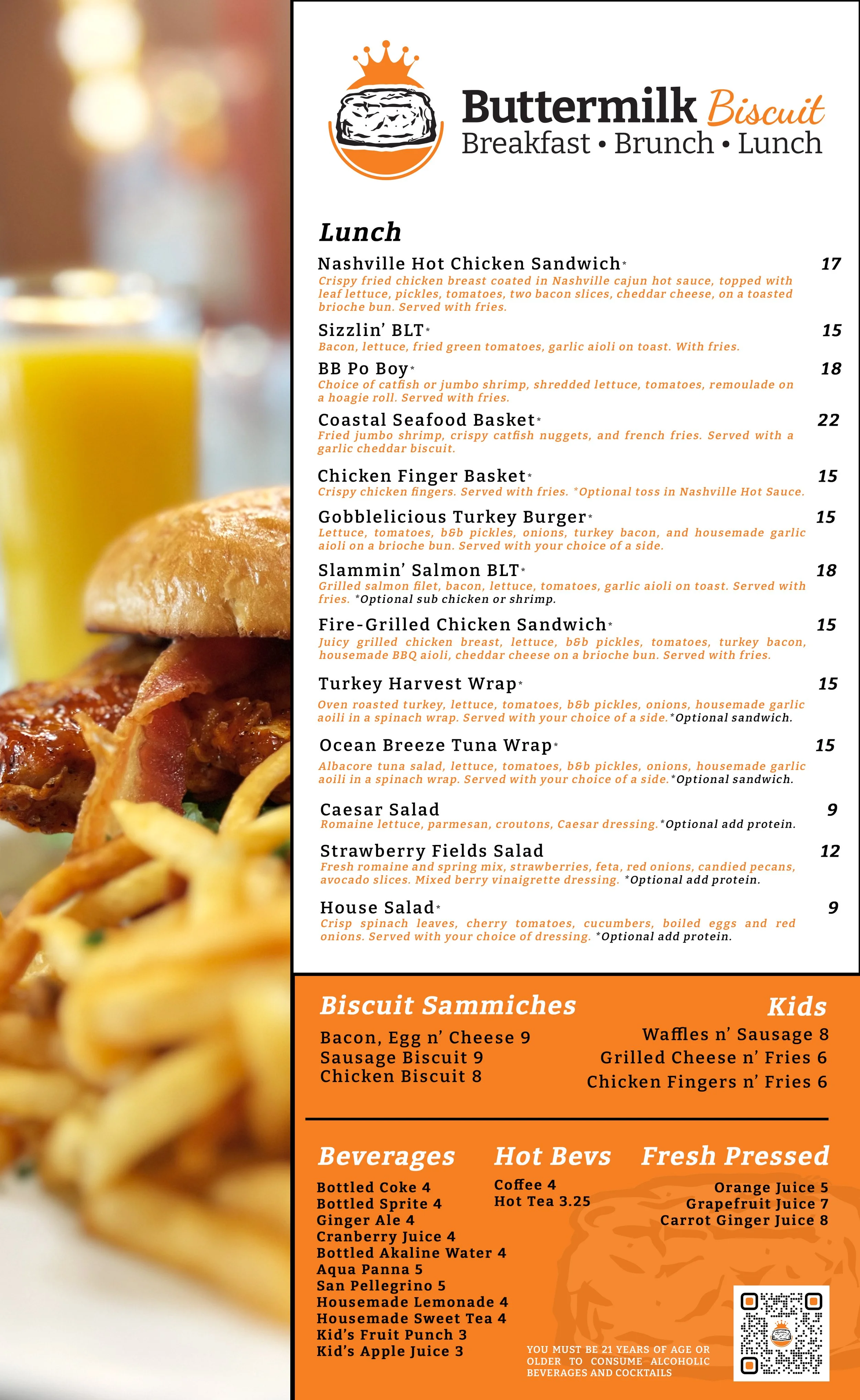 Menu — Buttermilk Biscuit ATL