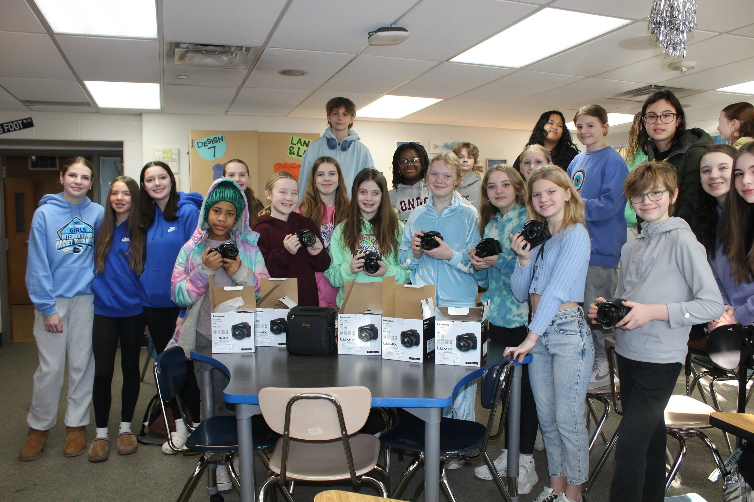Spark Grant Spotlight: New cameras help NMS’ yearbook club make ...
