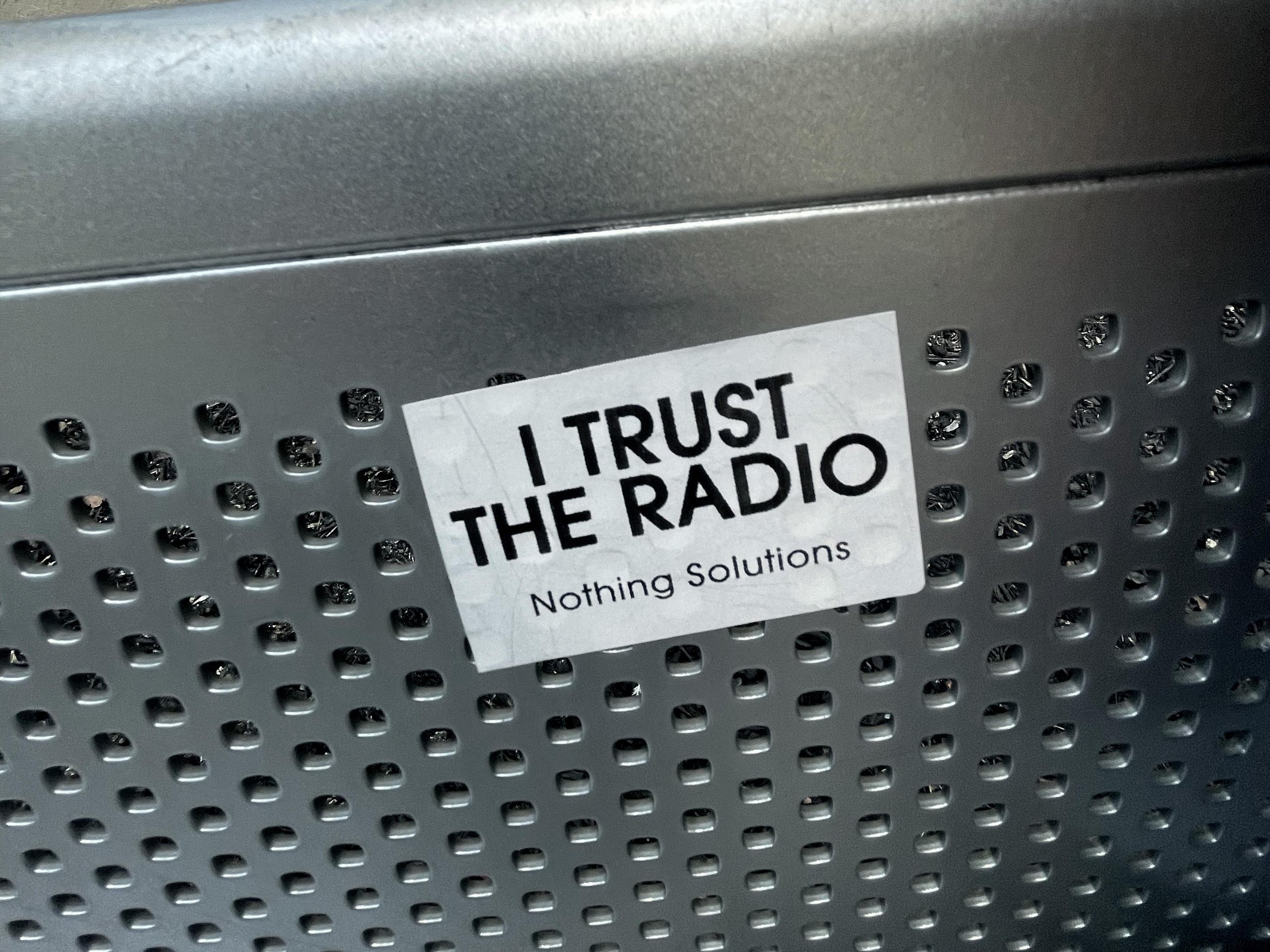 Nothing Radio Stickers — Nothing Radio