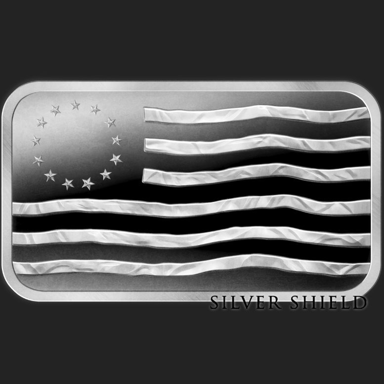Betsy Ross & the History of the First American Colonial Flag | Silver ...