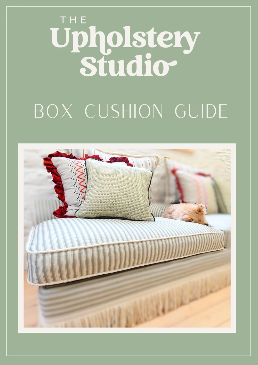 Box Cushion Class — The Upholstery Studio