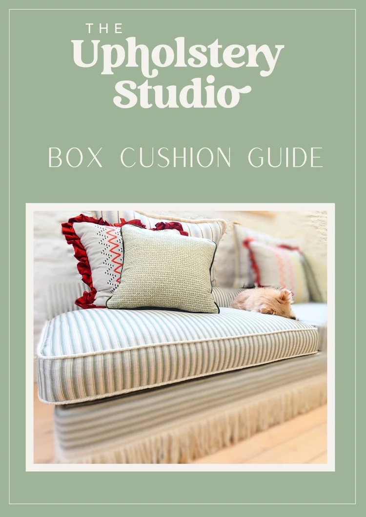 Box Cushion Class — The Upholstery Studio