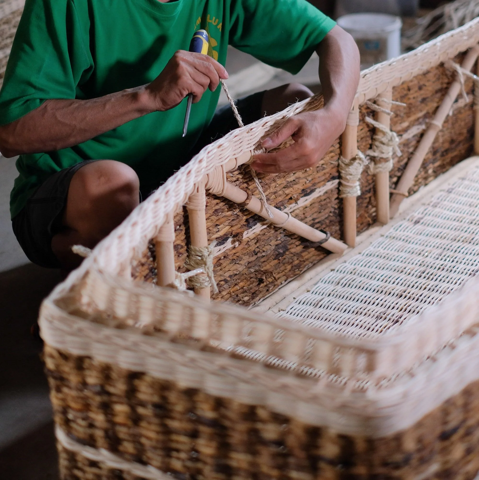 Green, natural, woven burial caskets. 100% renewable, 100% ...