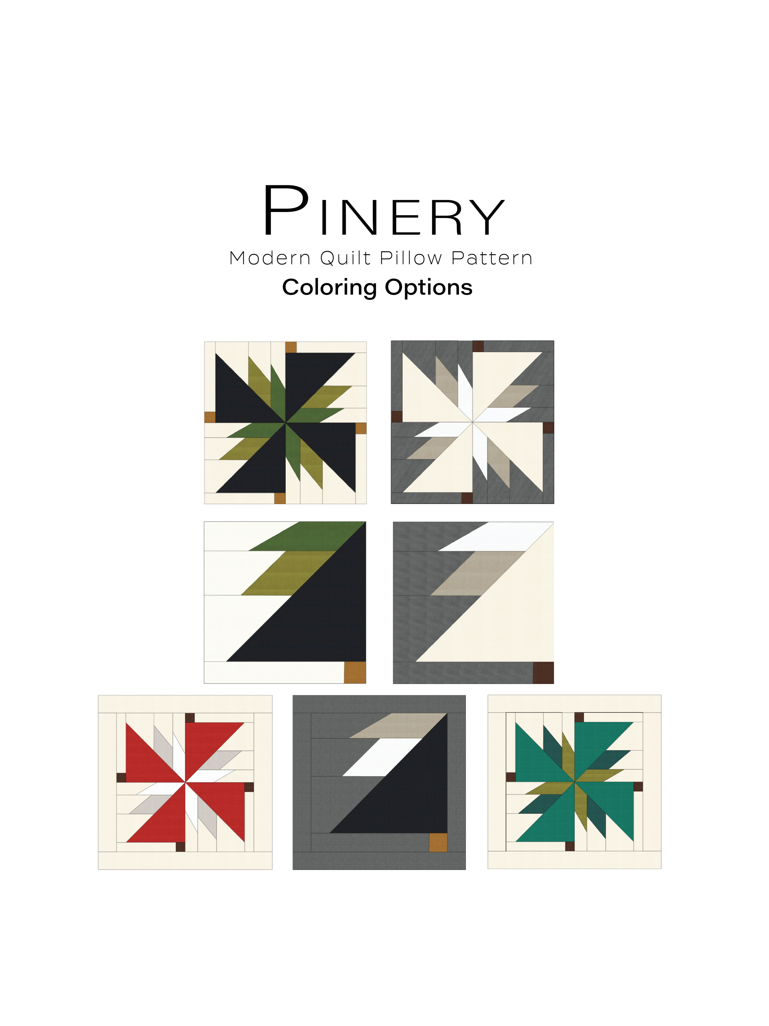 Lume - Modern Quilt Pattern PDF — Kelli Fox Designs