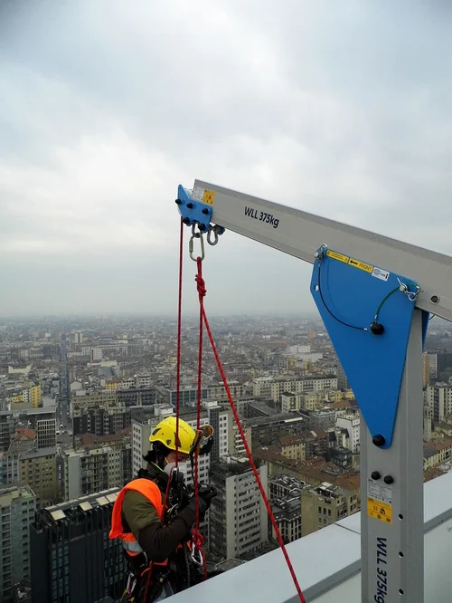 T Davit - lightweight, portable aluminium Jib Crane/davit — REID ...