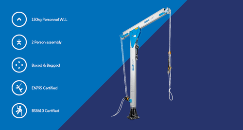 Range of lightweight, aluminium davit lifting and safety systems — REID ...