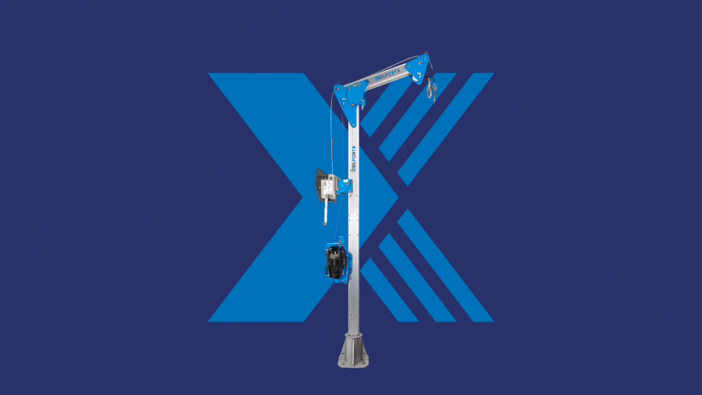 REID Lifting - PORTX Davit – Goods and Personnel Lifting, Fall Arrest ...
