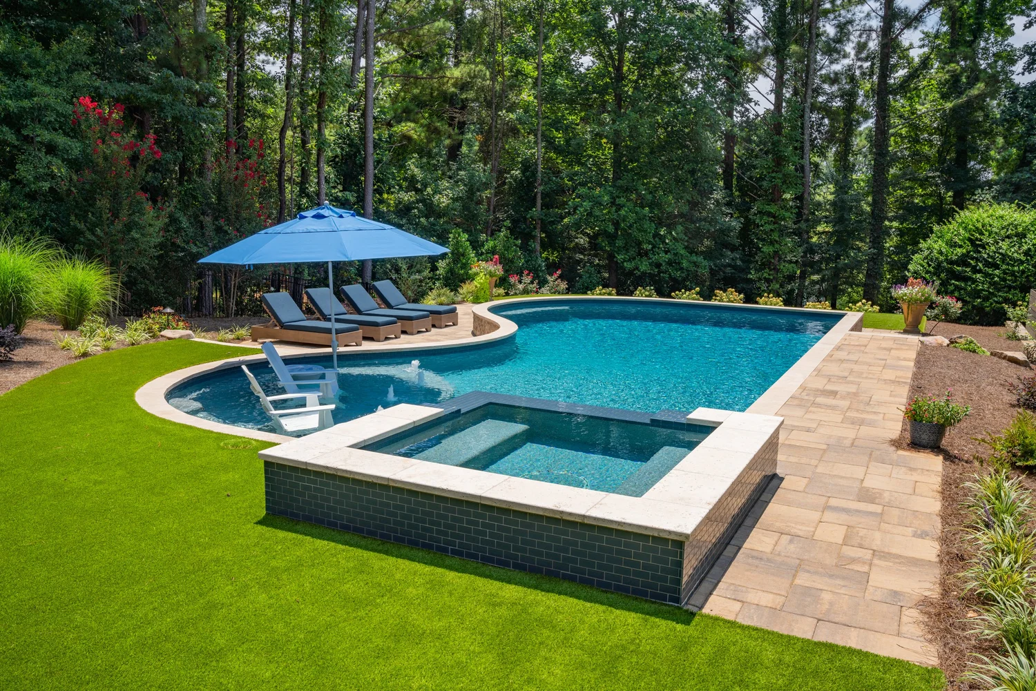 Curvilinear Pool Gallery | Design Your Dream Pool Today — Custom Pools ...