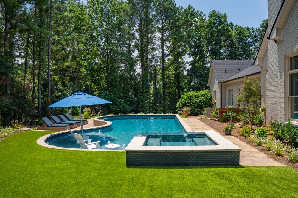 Curvilinear Pool Gallery — Custom Pools of Atlanta