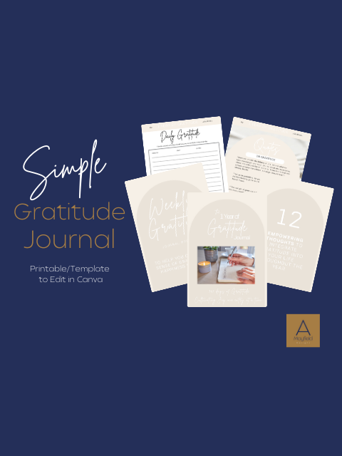 Embrace Gratitude Daily with Our Simple Gratitude Journal - Instant ...