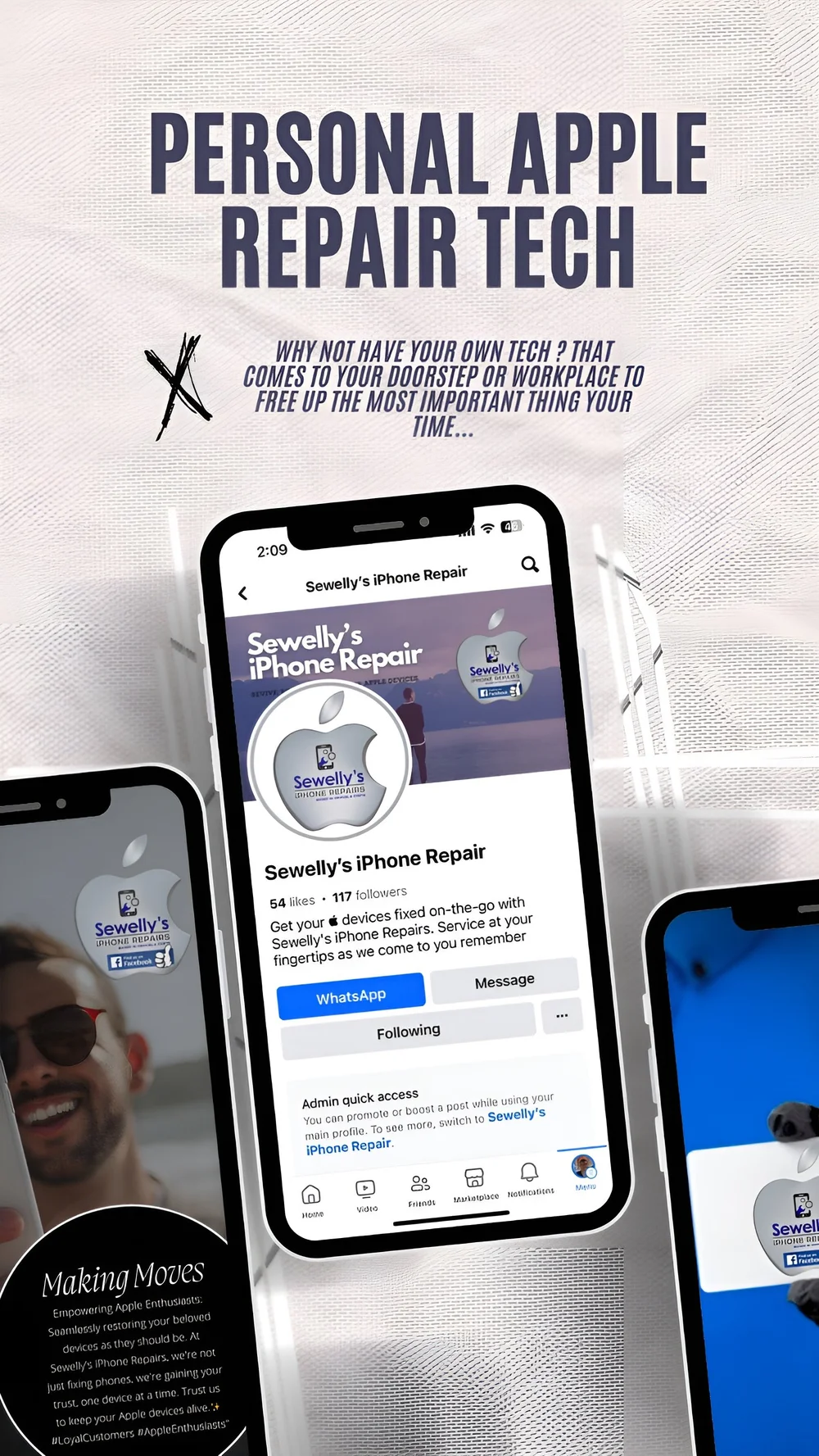 Sewelly's iPhone Repairs Your Personal Apple Technician