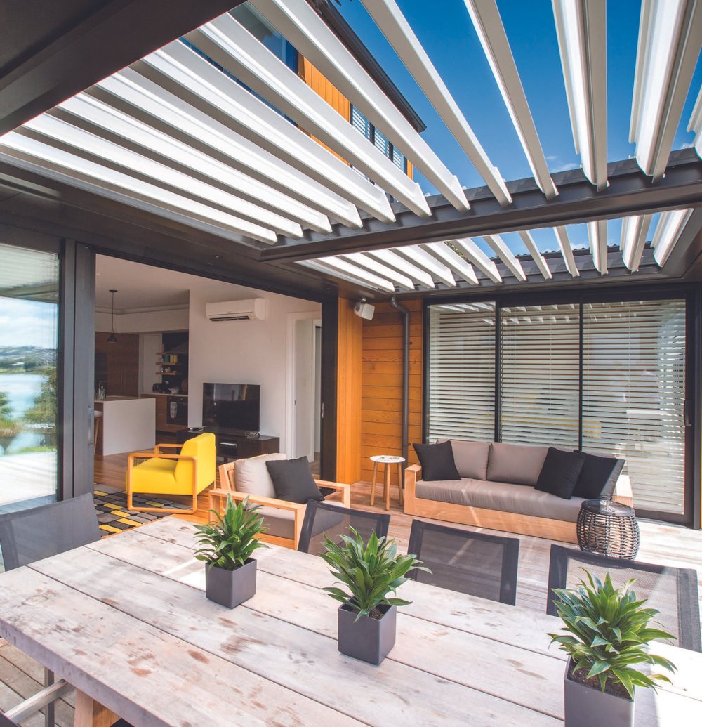 Louvretec Translucent Louvered Pergola — EXTERIOR PERFECTIONS