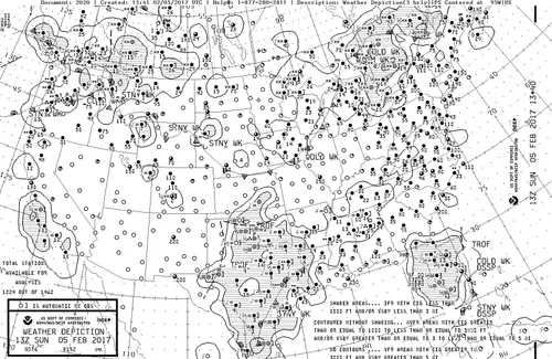 Description Weather Depiction Chart — Pilottoolkit
