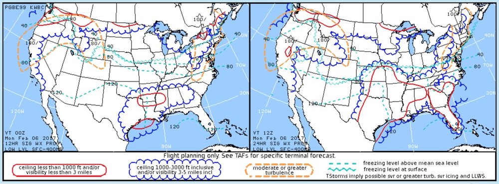 Low-Level SigWx Chart — Pilottoolkit