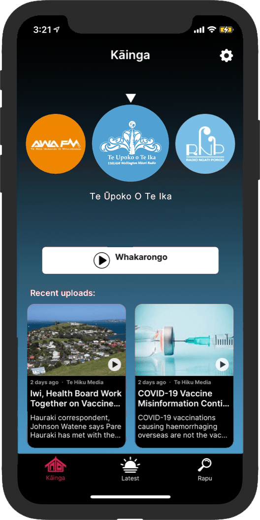 Whakarongo mai — Te Reo Irirangi o Te Upoko o Te Ika