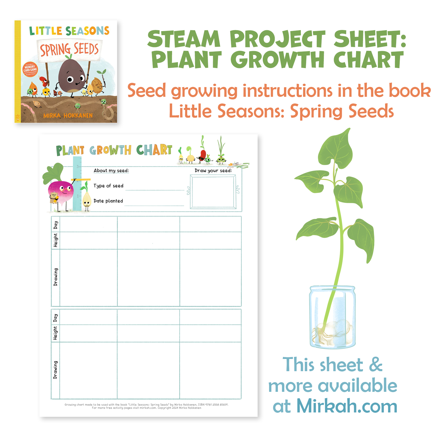 Free Activity Pages for books by Mirka Hokkanen — Mirkah