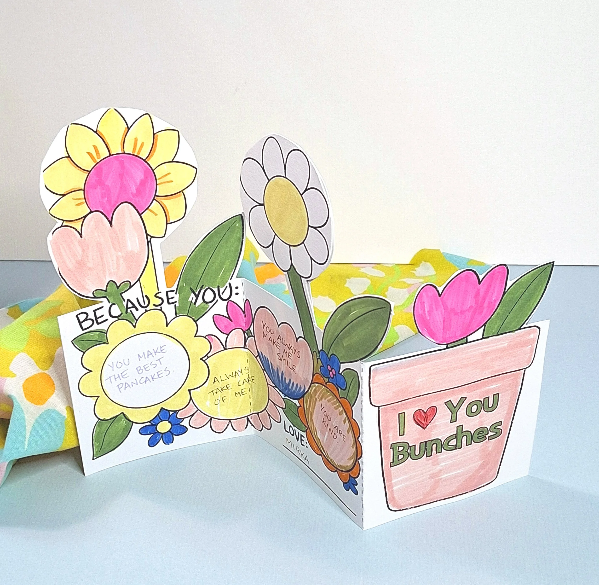 Printable Mother’s Day Flower Card — Mirkah