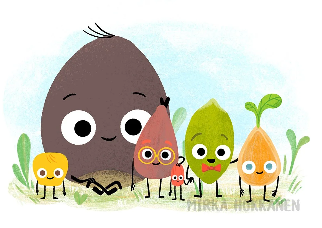 Picture book Illustration portfolio for Mirka Hokkanen — Mirkah