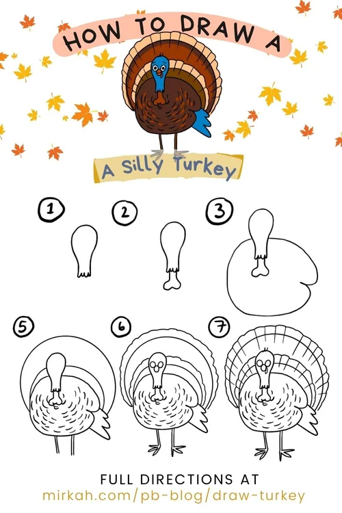 Learn to Draw a Silly Turkey — Mirkah