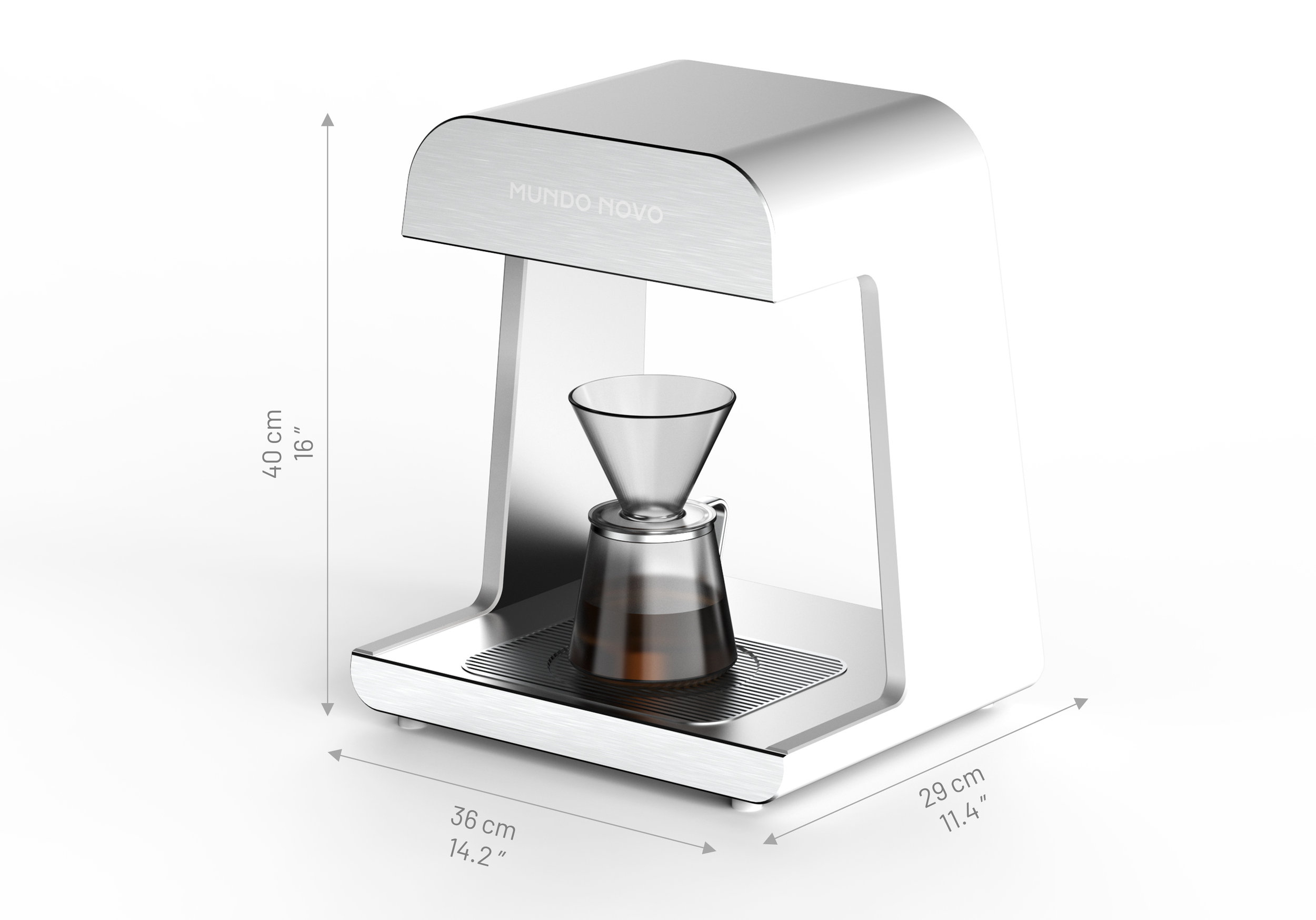 Automated Pour Over Coffee Machine Product Specifications — Mundo Novo