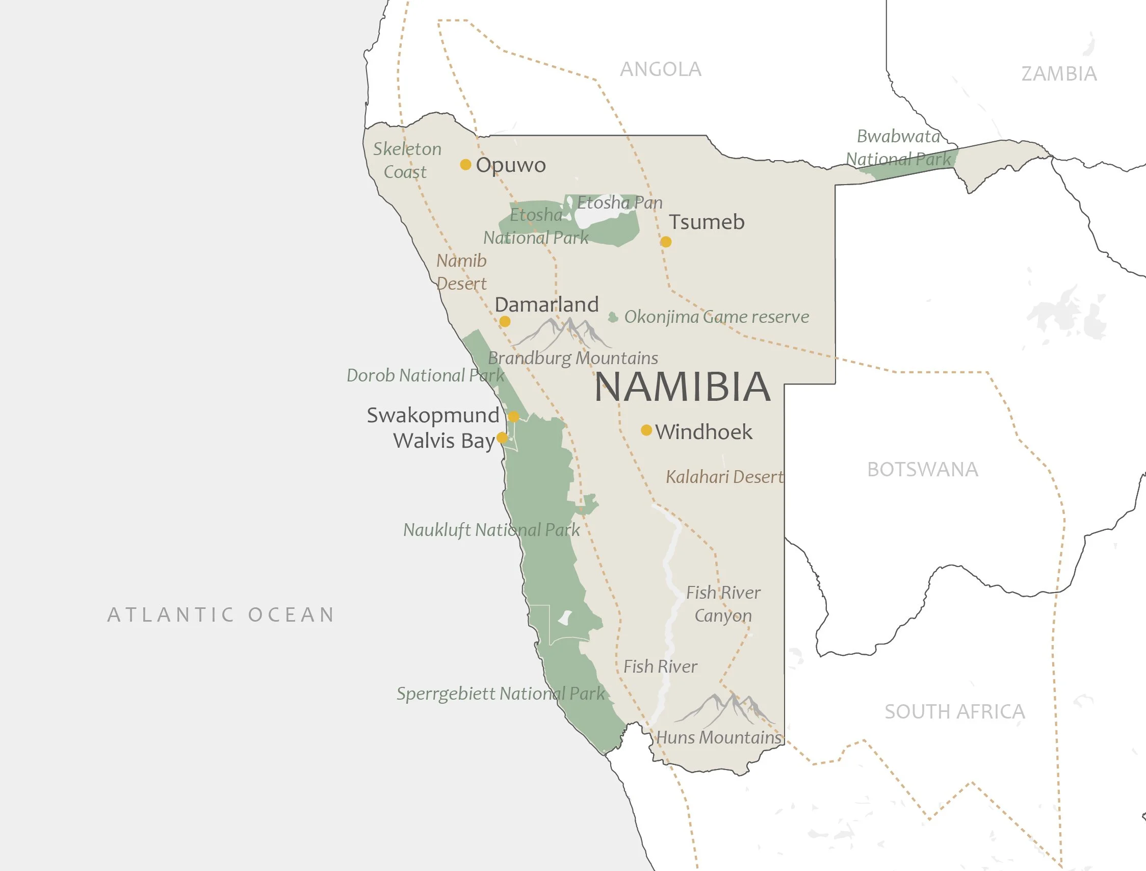 Namibia — Southern Cross Safaris