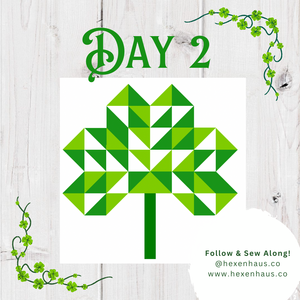 Shattered Shamrock Quilt Block Tutorial — Hexen Haus
