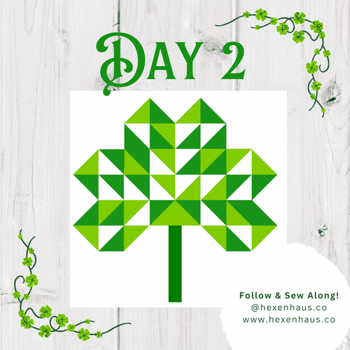Shattered Shamrock Quilt Block Tutorial — Hexen Haus