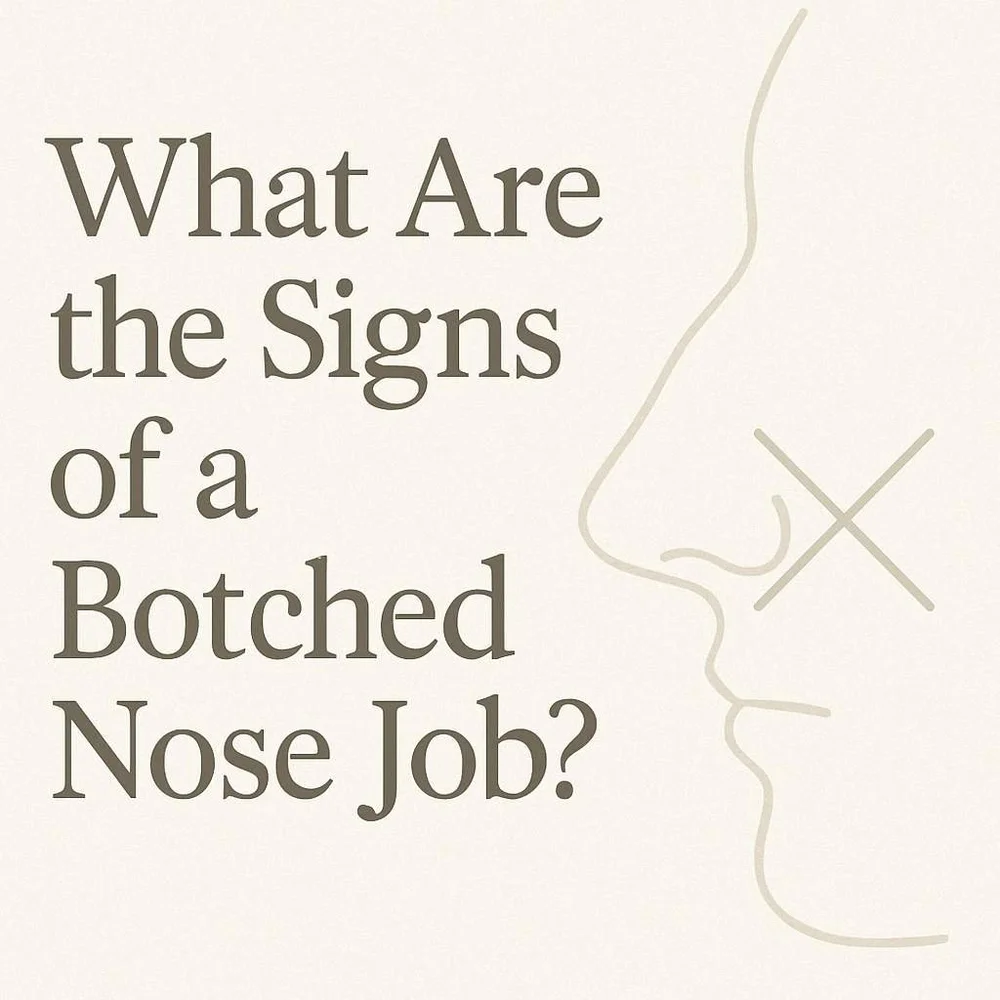 What Are the Signs of a Botched Nose Job? | Adonis Plastic Surgery