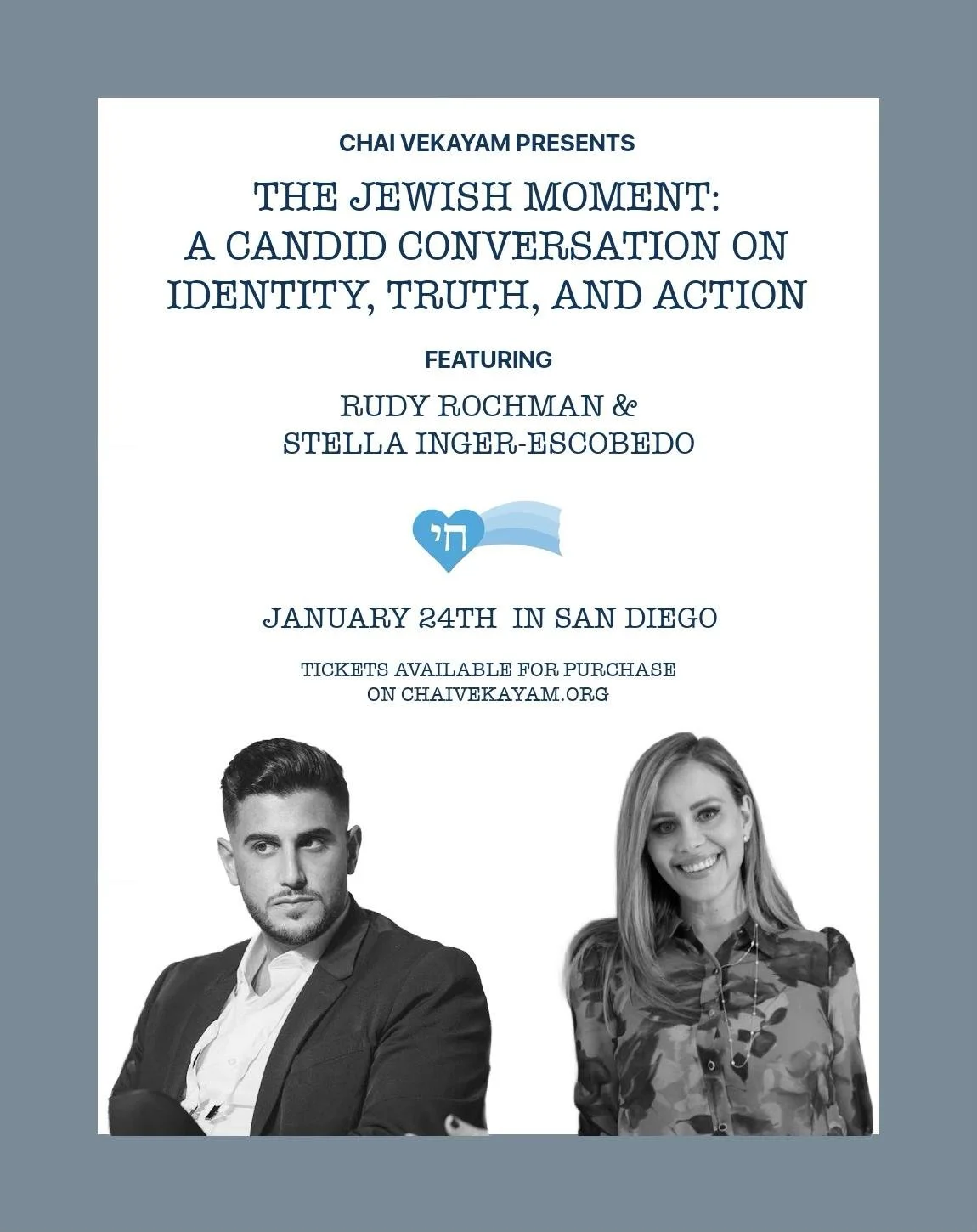 Chai Vekayam Presents: Rudy Rochman & Stella Escobedo (Standard ...