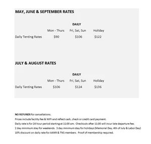 Rates — Sun Ridge - New