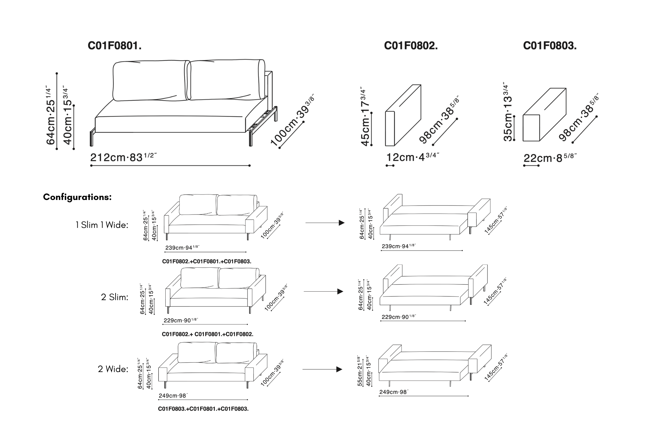 Lola Sofa Bed — Camerich AU