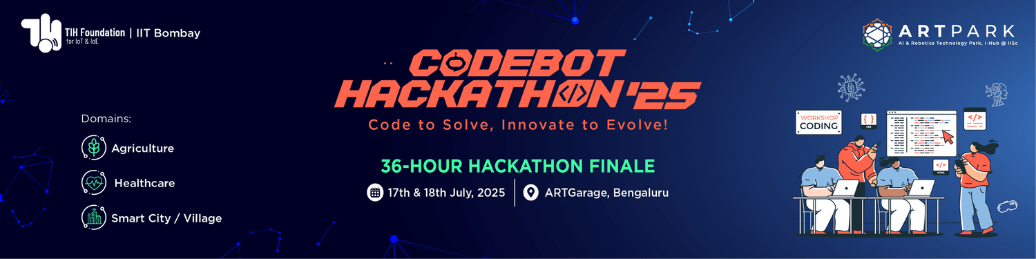 CodeBot Hackathon 2025 — ARTPARK @IISc - Leading AI & Robotics startup ...