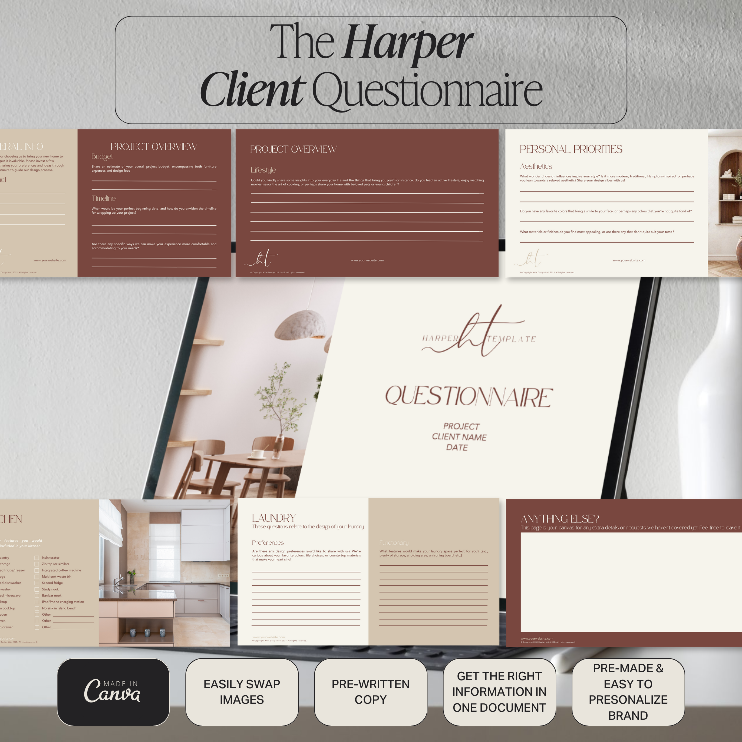 Taylor Starter Pack: Essential Templates for a Seamless Client ...