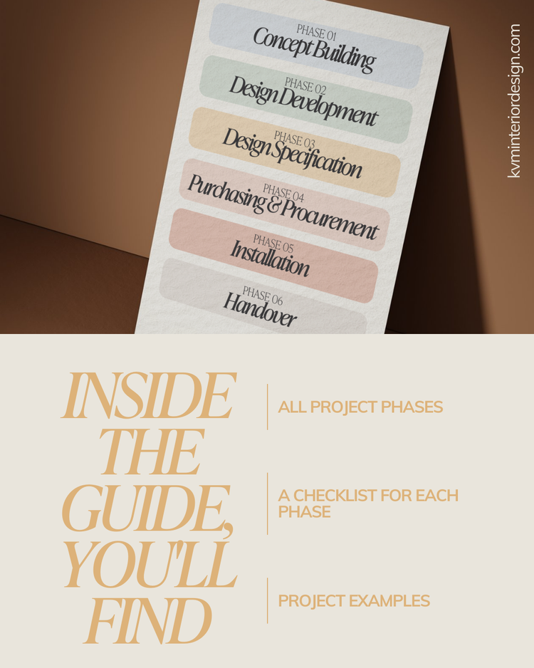 Project Management Template for interior designers — KVM Interior Design