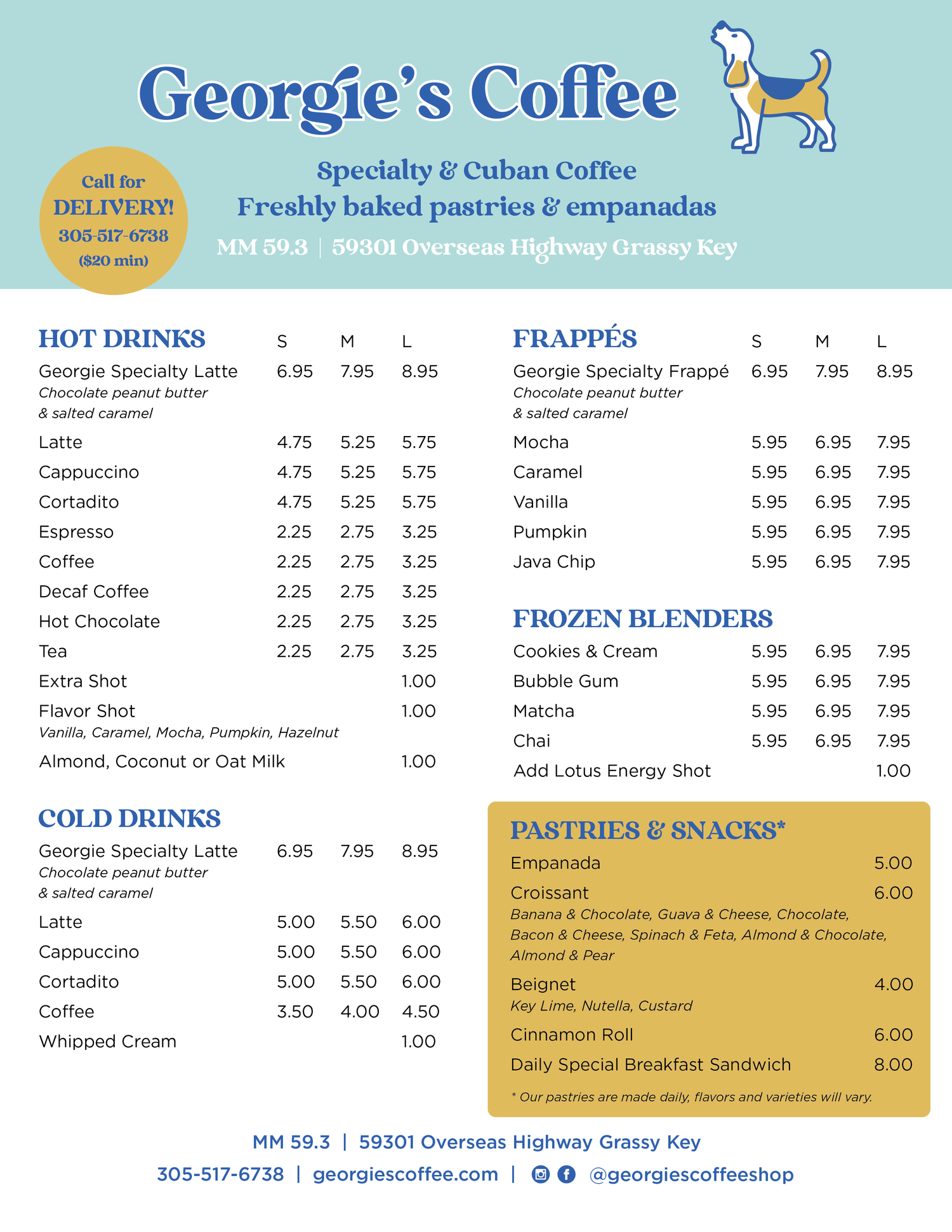 Order Online — Georgie's Coffee