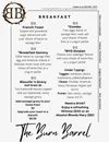 Menu — The Burn Barrel