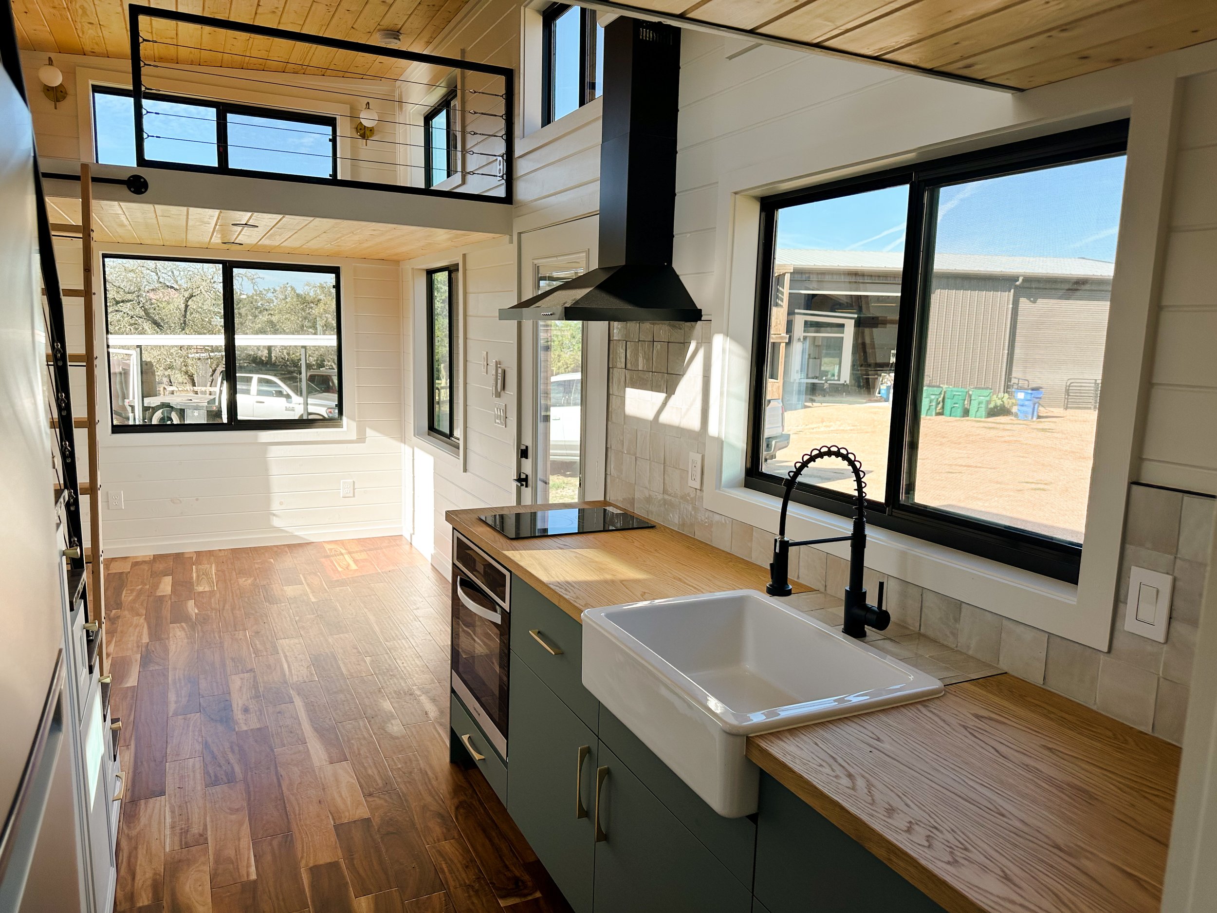 The Nomad | Lightweight tiny home on wheels with loft and travel-ready ...