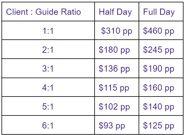 Rock Climbing & Hiking Rates — Forged Guides
