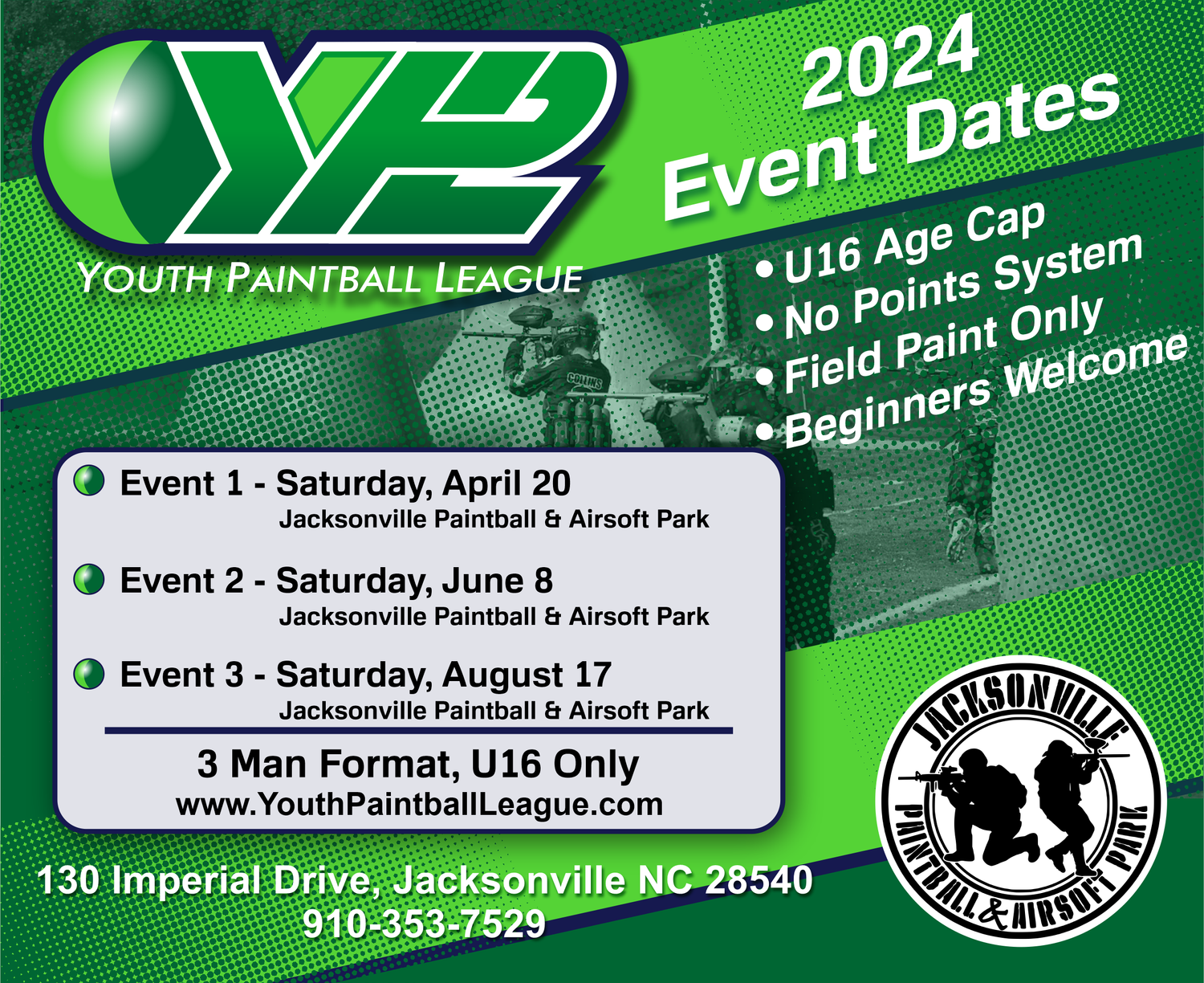 Youth Paintball League