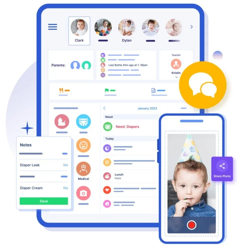 Software for Childcare Centers — Daily Connect | Childcare Management Software for Daycare ...