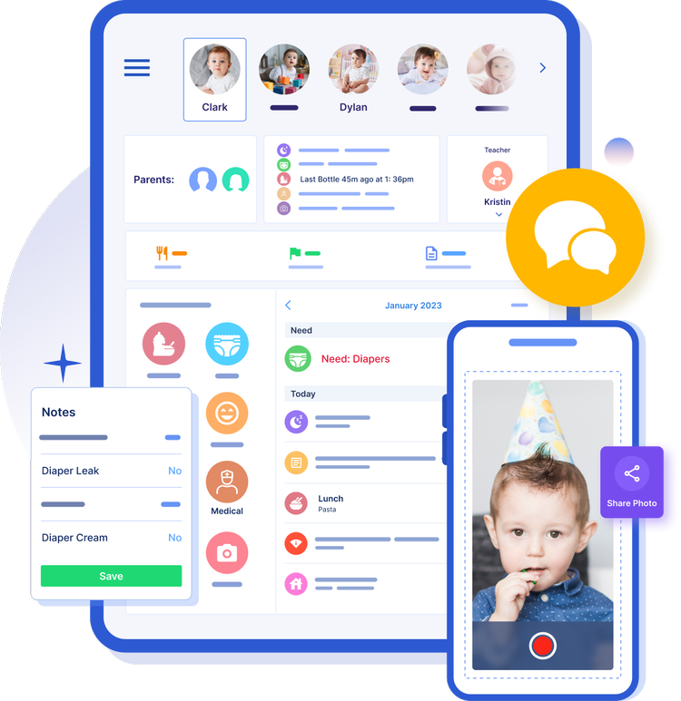 Software for Childcare Centers — Daily Connect | Childcare Management ...