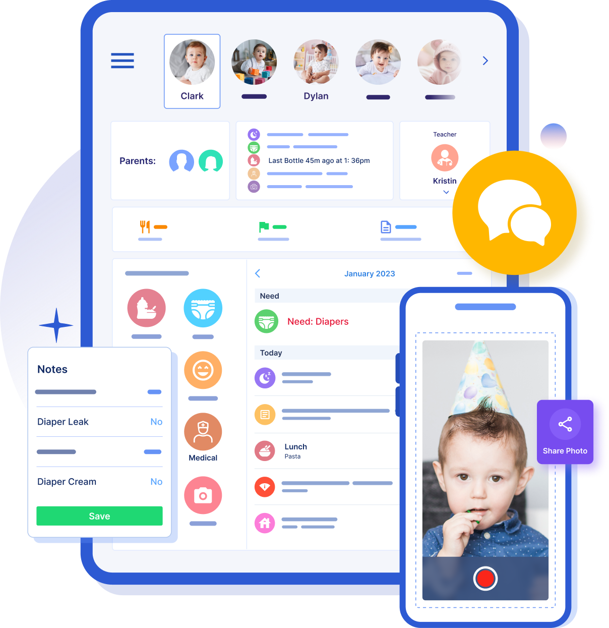 Parent Communication Software for Childcare — Daily Connect | Childcare ...