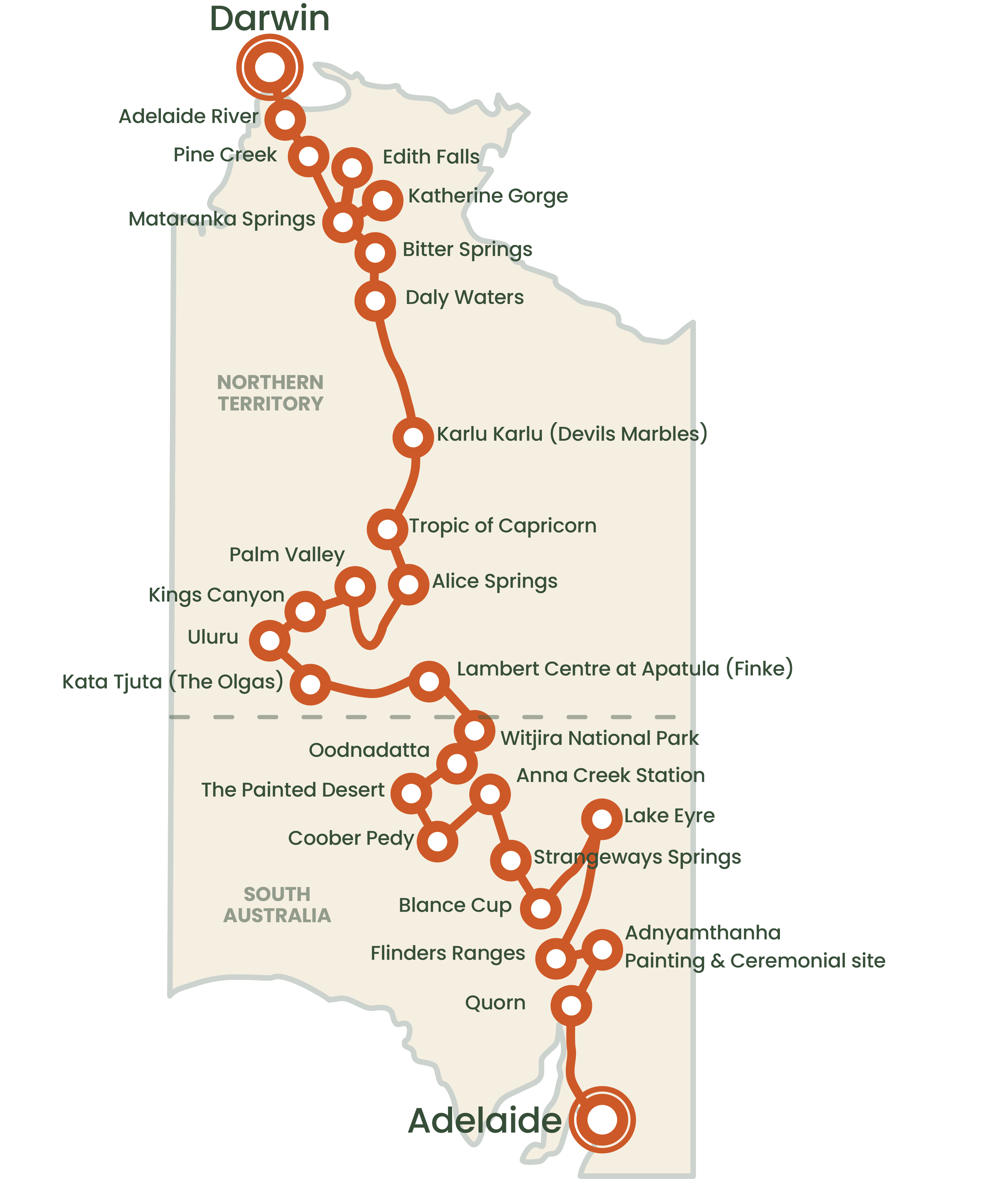13 Day - Darwin to Adelaide — Kapalga Travel
