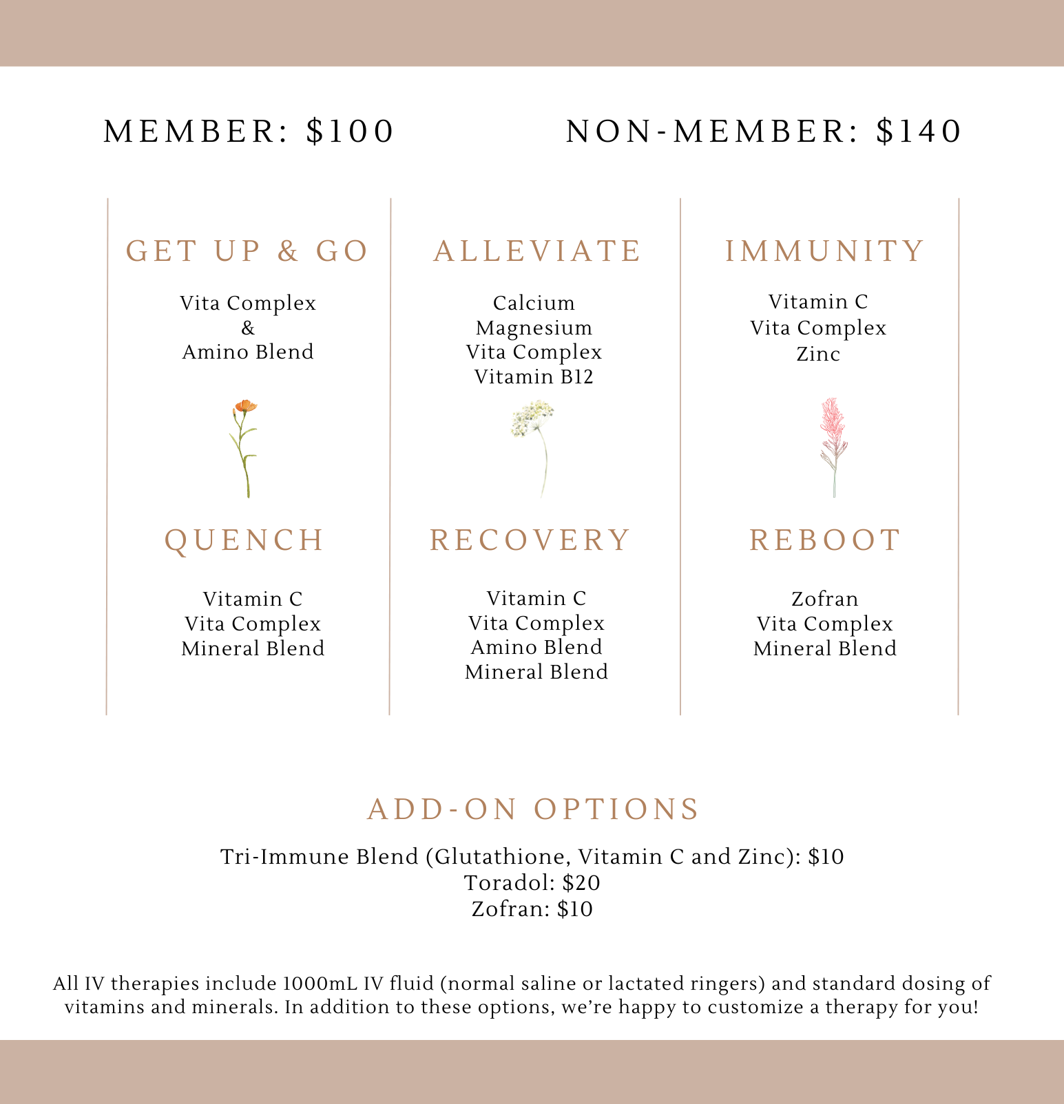 Menu 1 — Highland Direct Primary Care