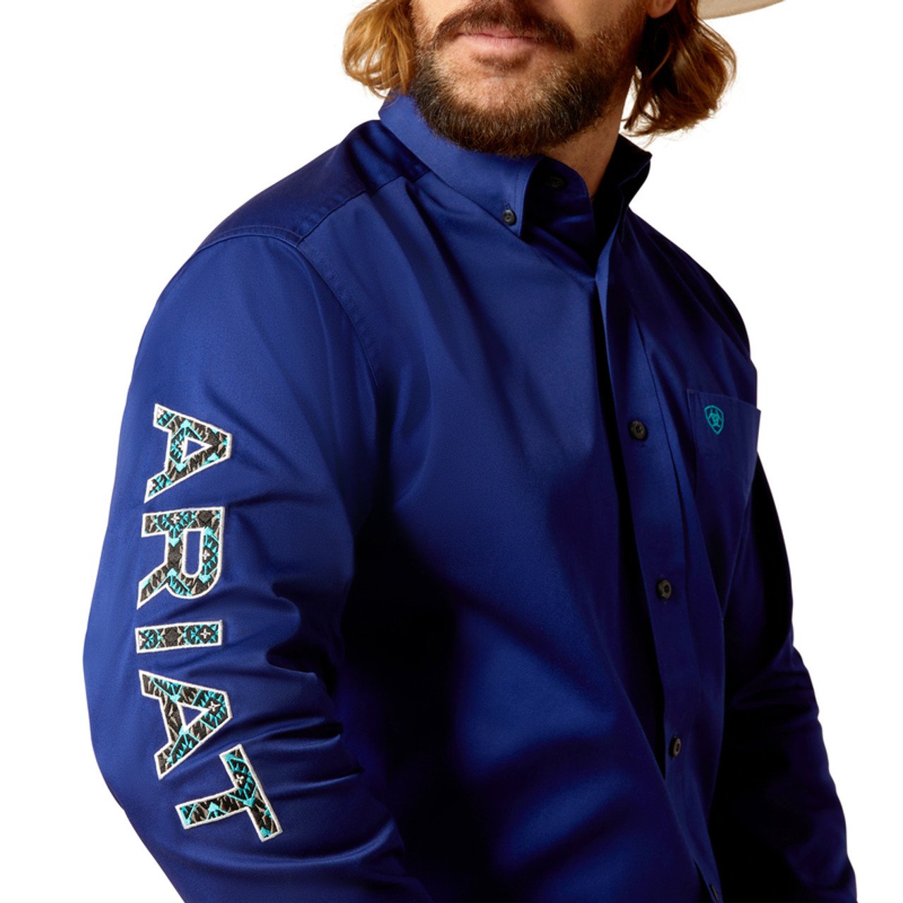 Ariat Men's Team Logo Twill Classic Fit Shirt - 10036179 — El Herradero