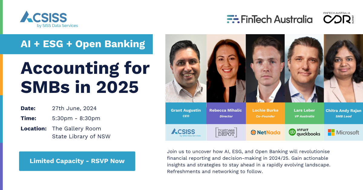 Accounting for SMBs in 2025: AI + ESG + Open Banking — CDR 2025