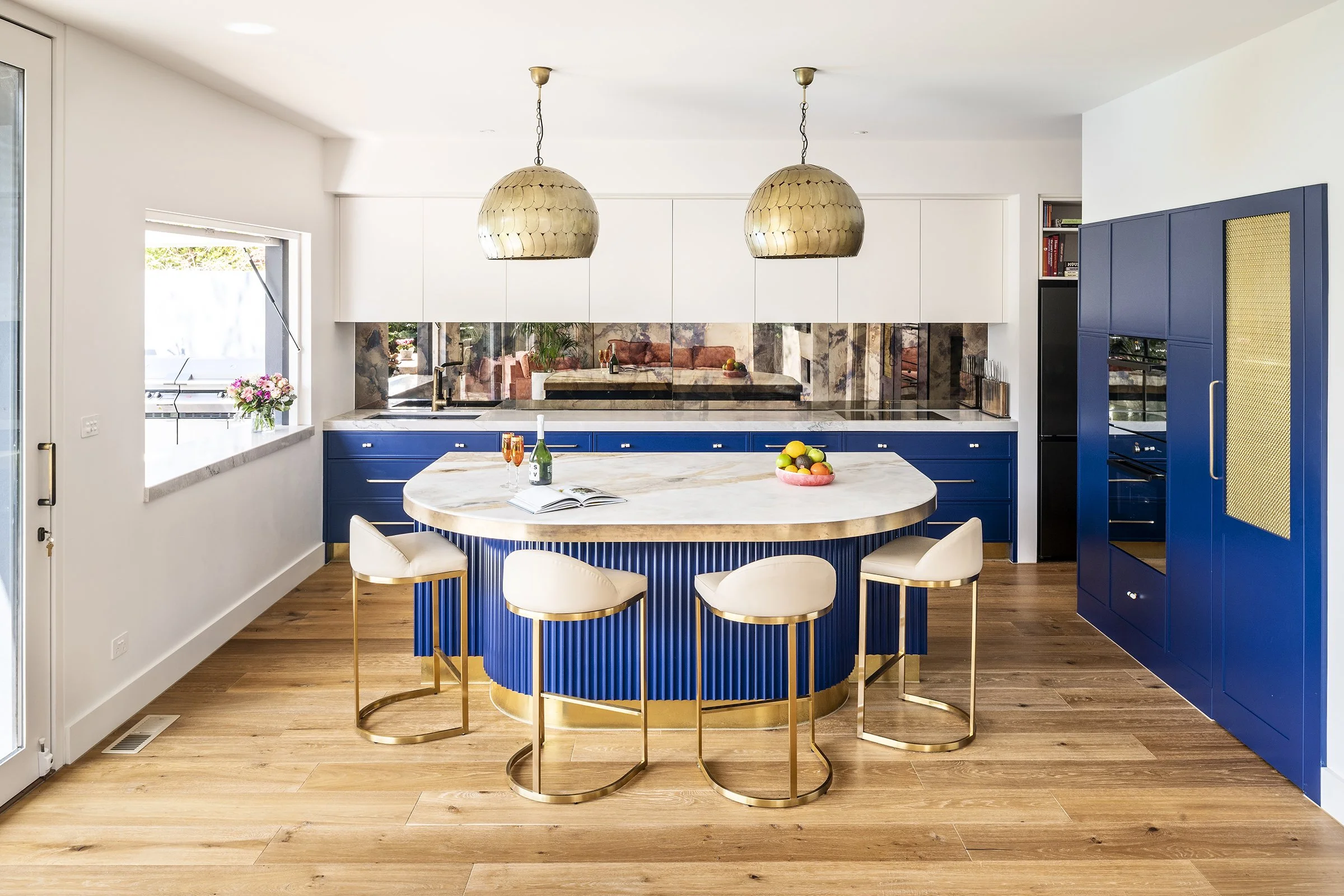 Blue Art Deco | Smith & Smith Kitchens Melbourne | Smith & Smith