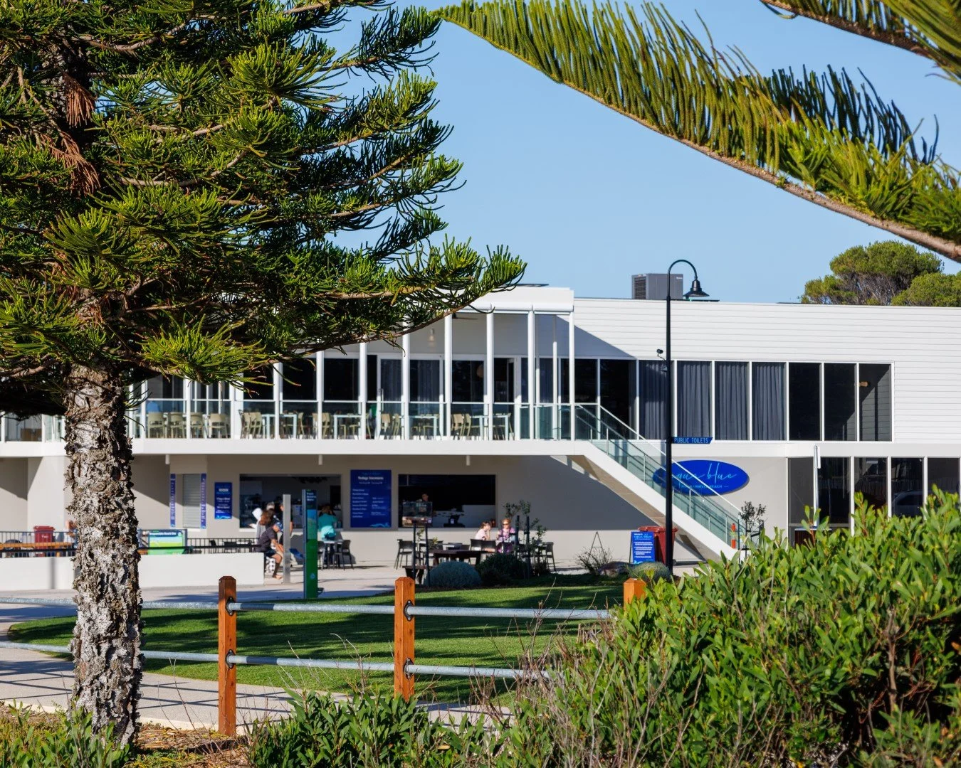Normanville Beach Kiosk — Aqua Blue - Normanville Beach