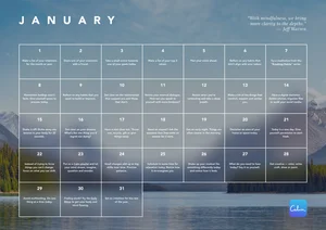 The Calm Calendar: Daily mindfulness prompts to support your wellbeing ...