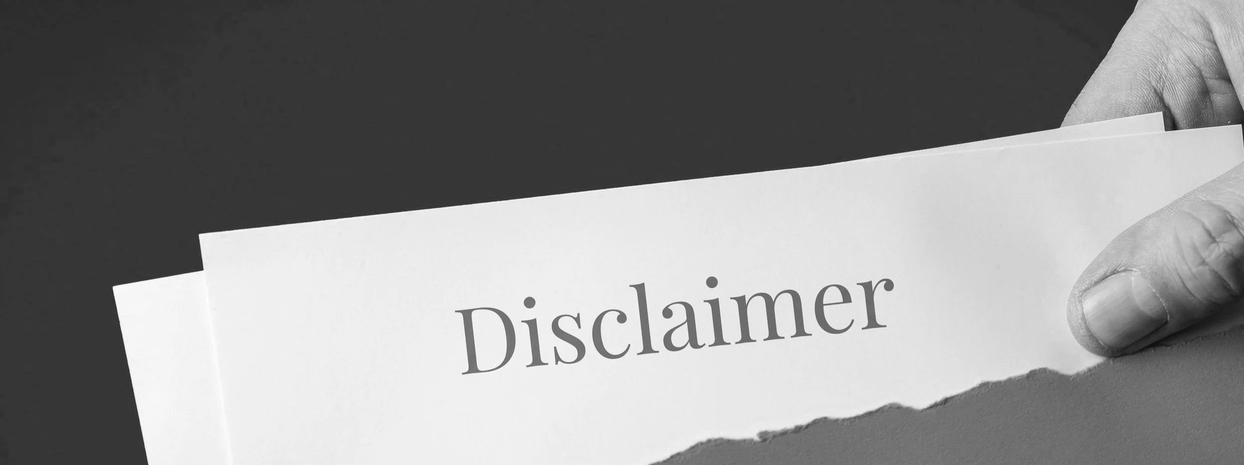 Disclaimer - Charles Williams, CPA